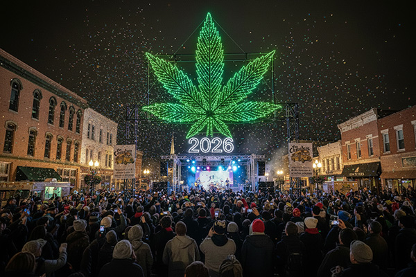 Monroe, MI NYE Marijuana Leaf Drop Coming Back - Beaverdive